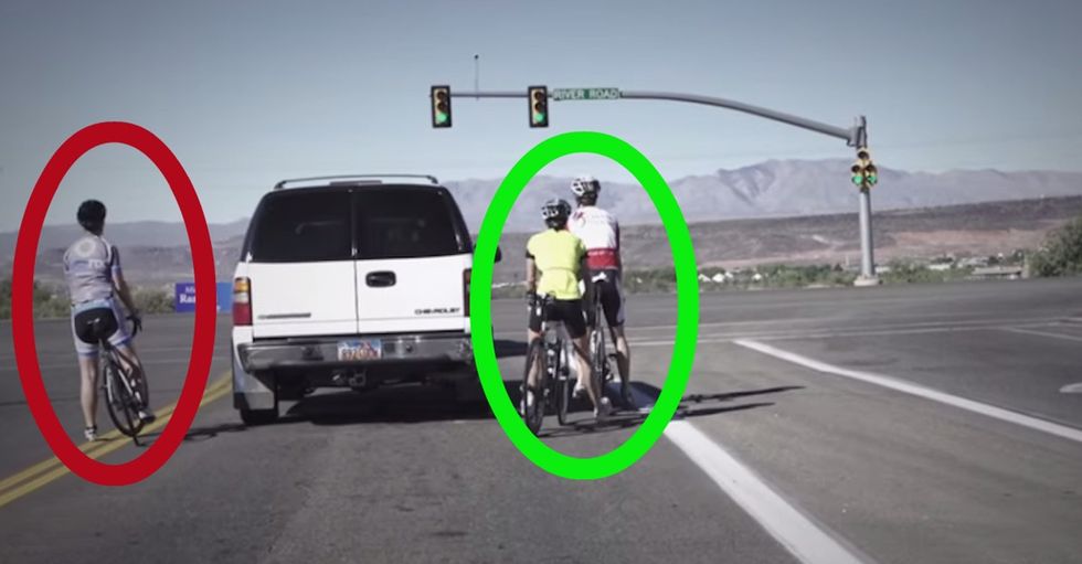 The people you see riding a bike on the side of the road would like you ...