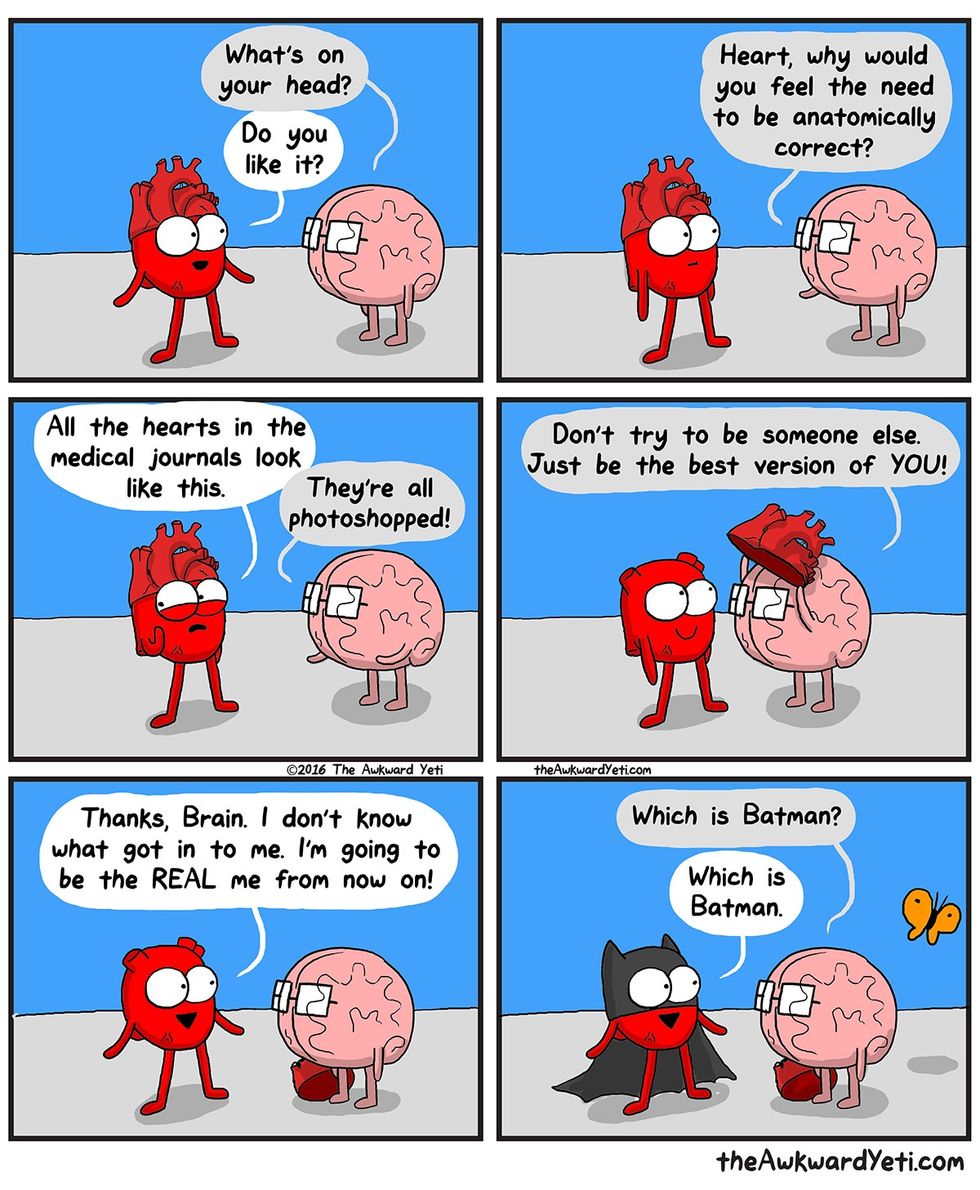 17 comics that illustrate the tricky relationship between your heart ...