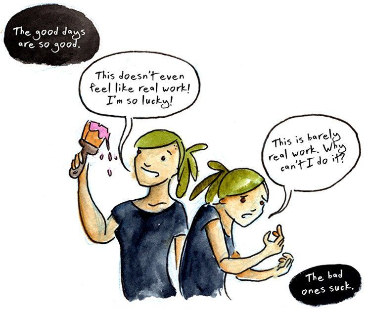 A comic about hard work and depression that everyone should read ...