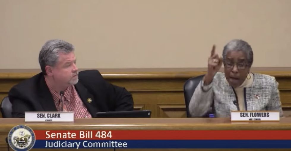 Senator Stephanie Flowers' 'stand your ground' speech is fierce, raw ...