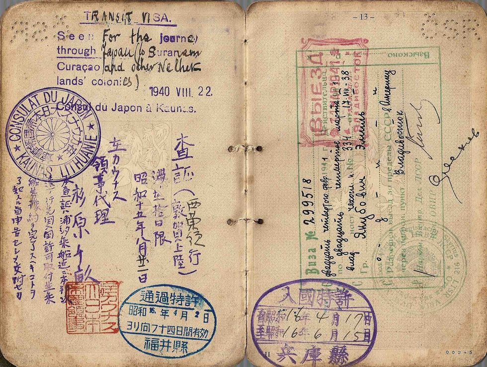 He saved thousands from the Nazis by writing their visas by hand. Here ...