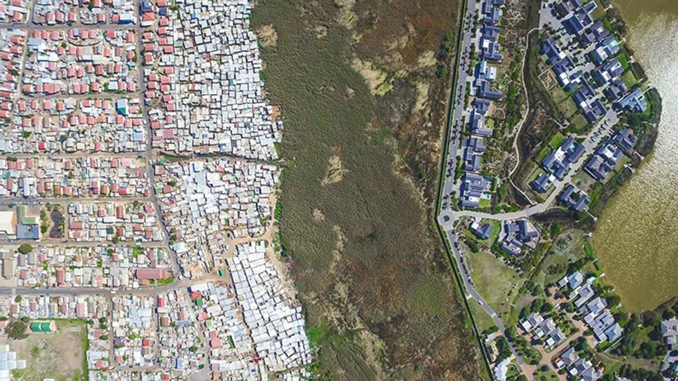See the lingering effects of apartheid in these stunning aerial images ...