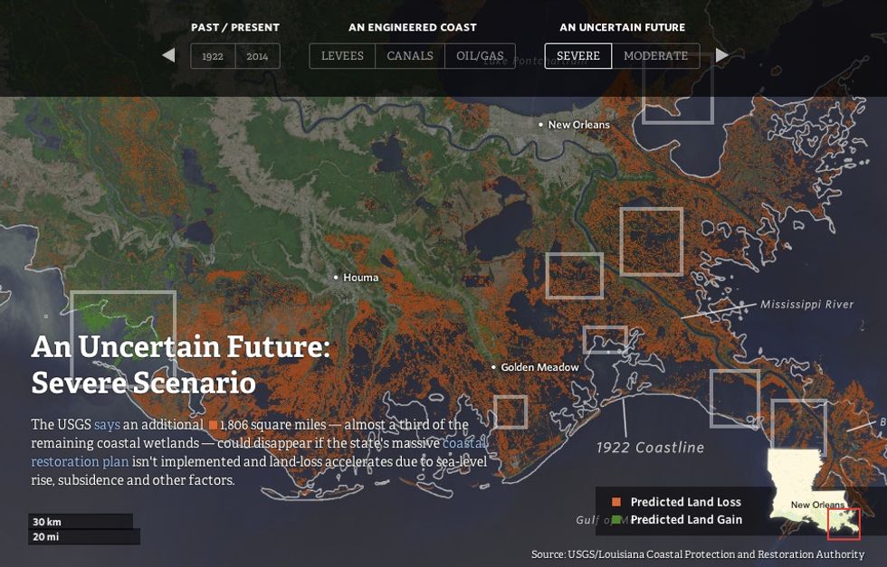 8 GIFs reveal how Louisiana's 'boot' is under siege. - Upworthy