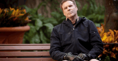 A lot of celebs stare awkwardly at the camera without saying a word ...