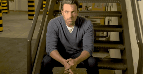 A lot of celebs stare awkwardly at the camera without saying a word ...