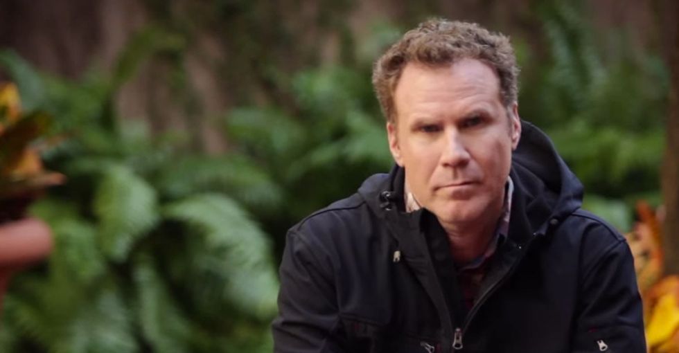 A lot of celebs stare awkwardly at the camera without saying a word ...