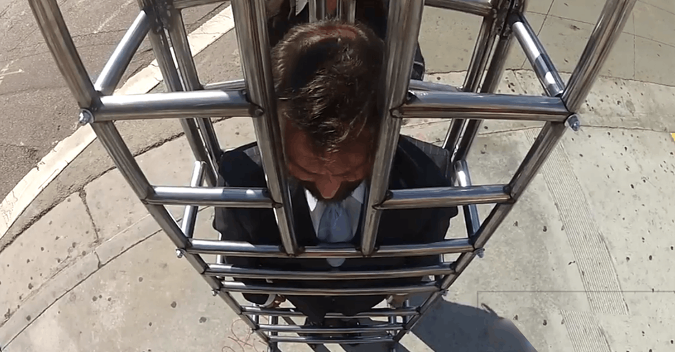 Could You Handle Being In A Cage This Small For 4 Minutes? How About 4 ...