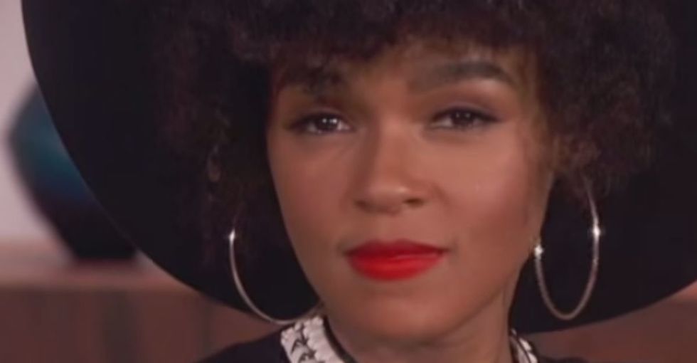 Pop star Janelle Monáe tells her young fan that she doesn't have to be ...