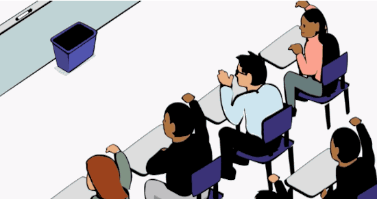 Watch a clever teacher annoy the back row of class to teach all ...