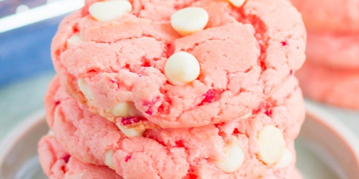 Strawberry Cake Mix Cookies - My Recipe Magic