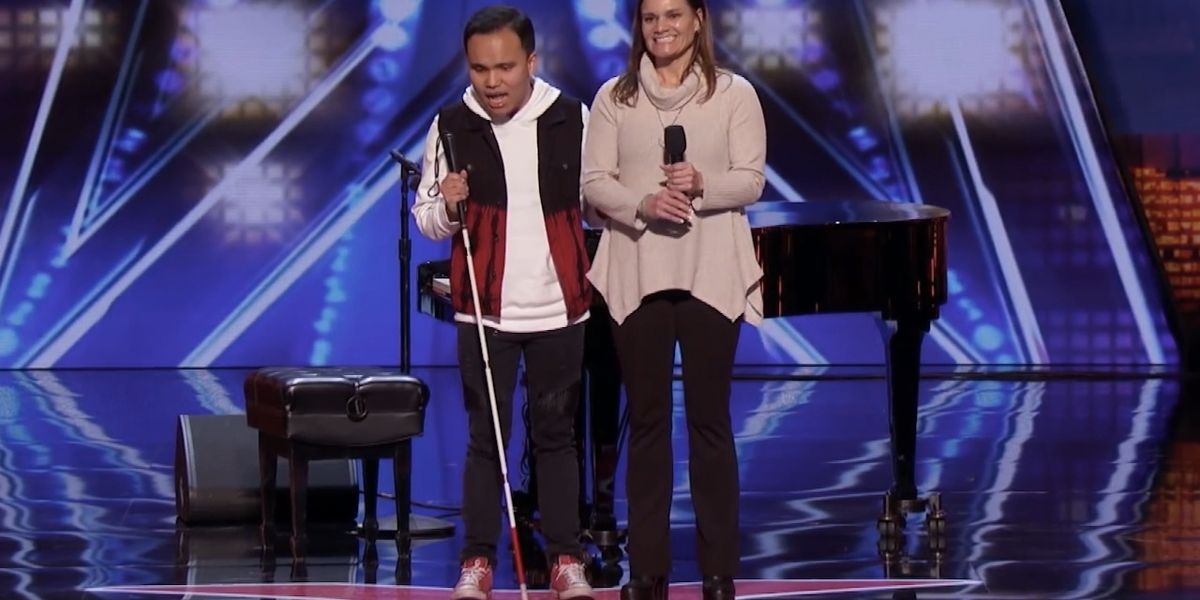 Blind, autistic performer helped to 'America's Got Talent' stage by his ...