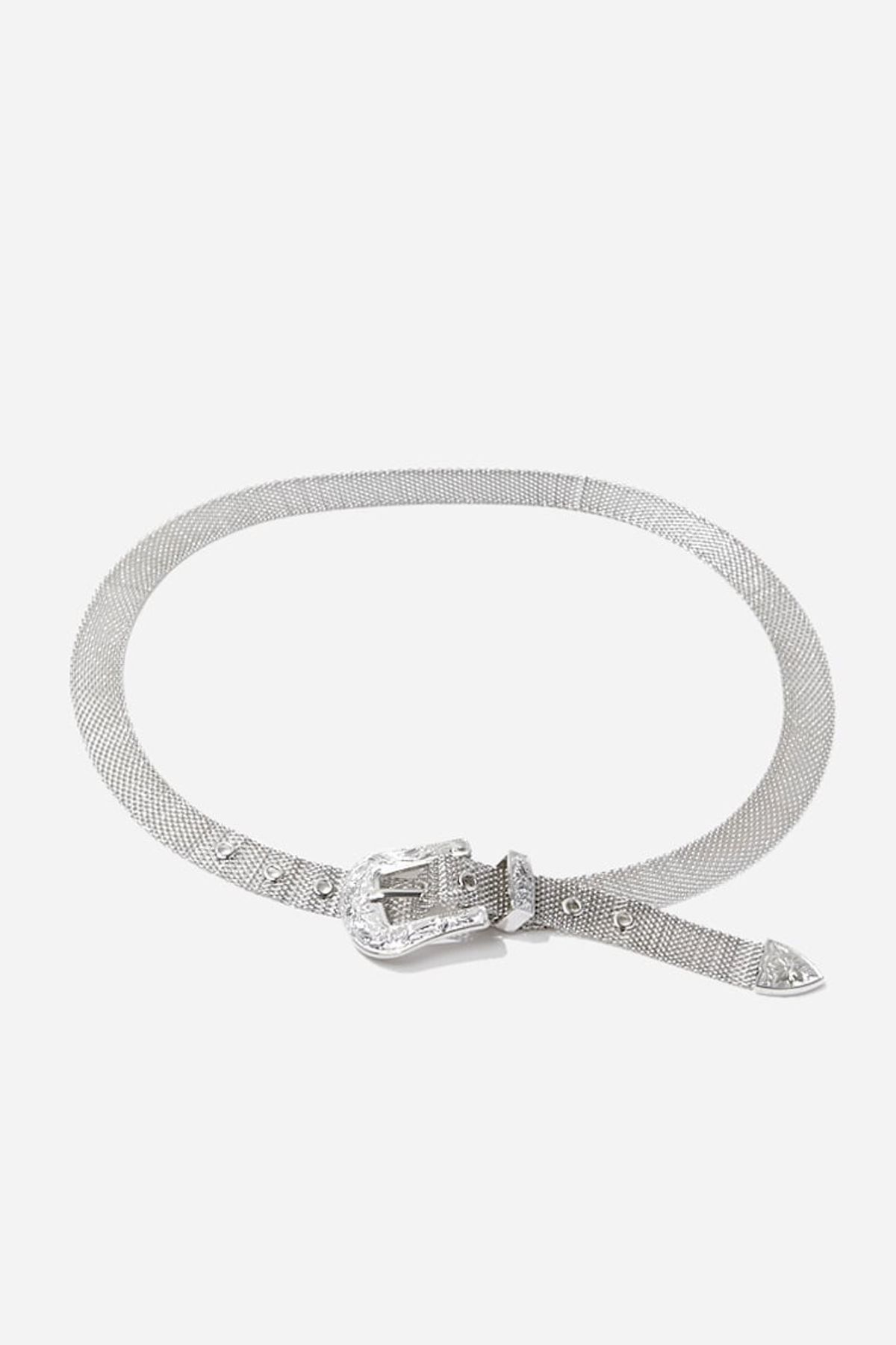 Etched-Buckle Chainmail Waist Belt ($9.90) - xoNecole