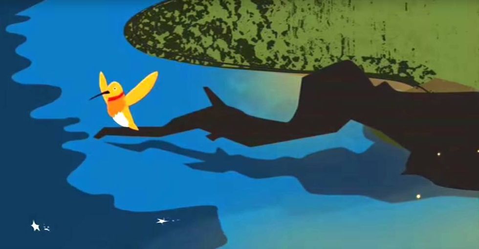 In this charming short story, a hummingbird explains why we have to at ...