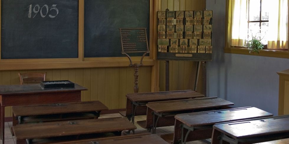 Century-old chalkboards found during renovations are a blast from the ...