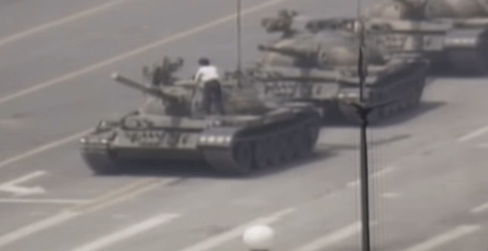 Remember 'Tank Man' from China's Tiananmen Square in 1989? - Upworthy