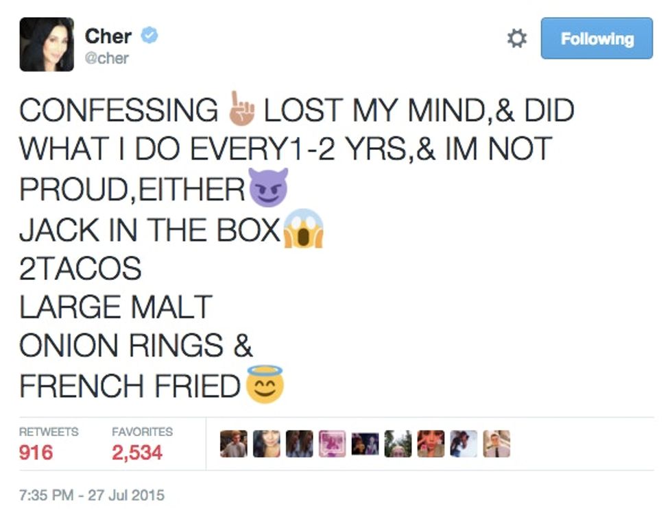 21 times Cher kept it real on Twitter. - Upworthy