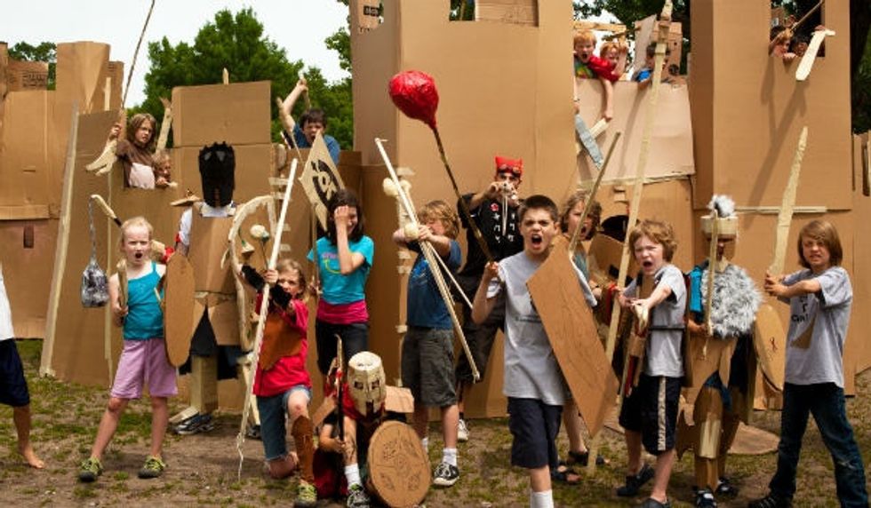 This camp lets kids show off their imagination and battle skills ...