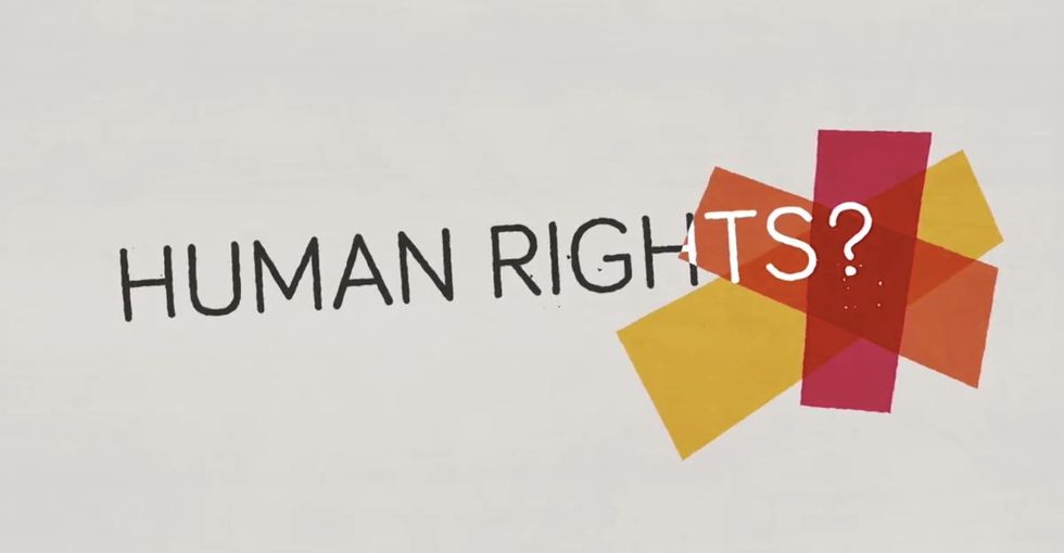 A short animation brilliantly breaks down the basics of human rights ...