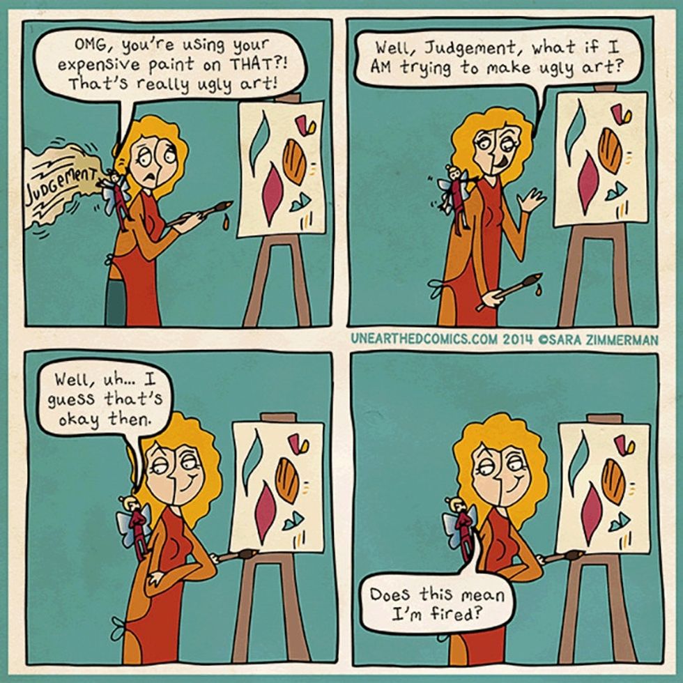 18 comics that explain how to be creative when your family and self ...