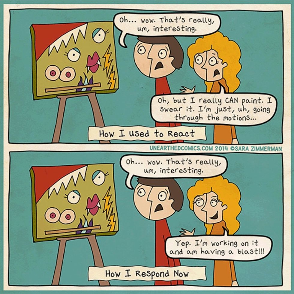 18 comics that explain how to be creative when your family and self ...