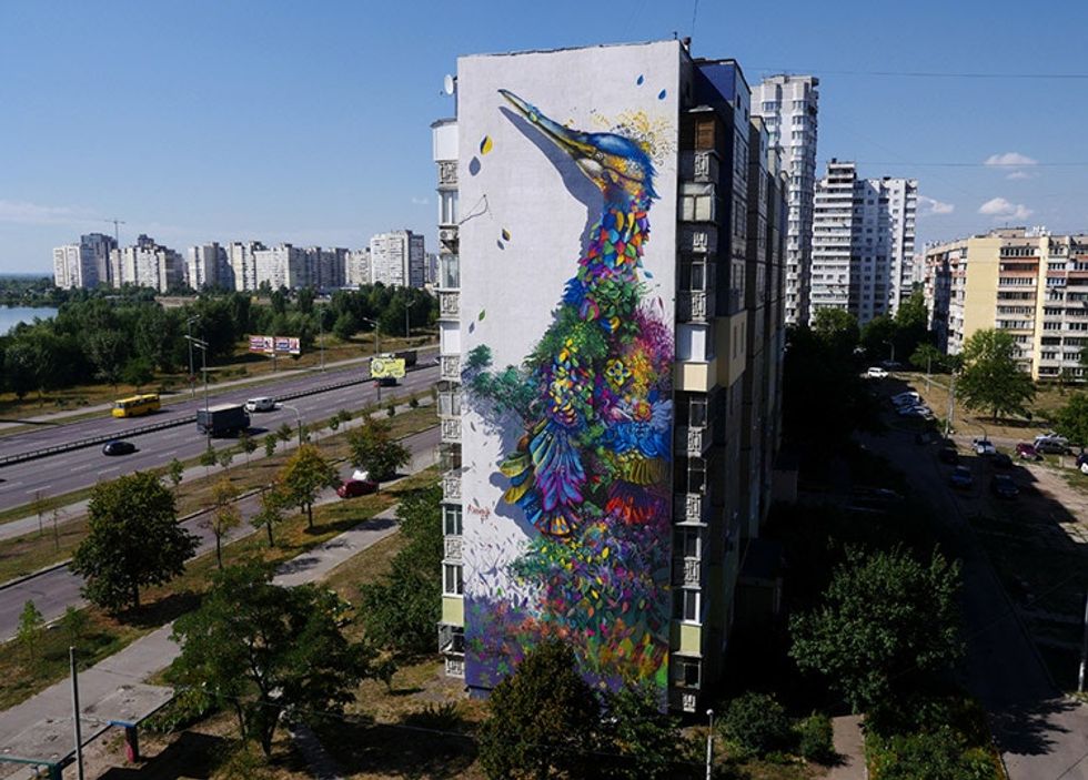 This resilient Ukrainian city may just have the most beautiful murals ...