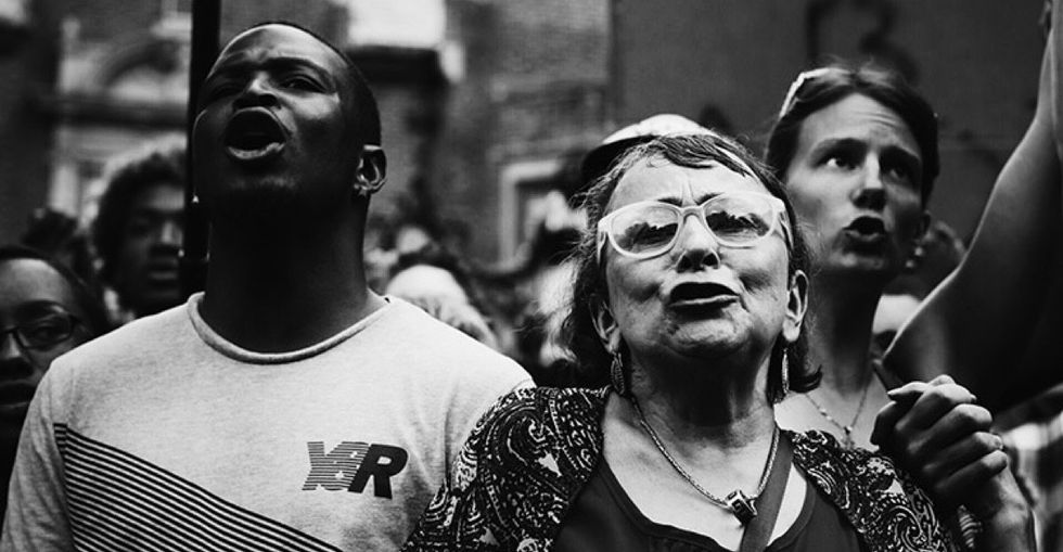 The protests she went to looked nothing like they did on TV. So she ...