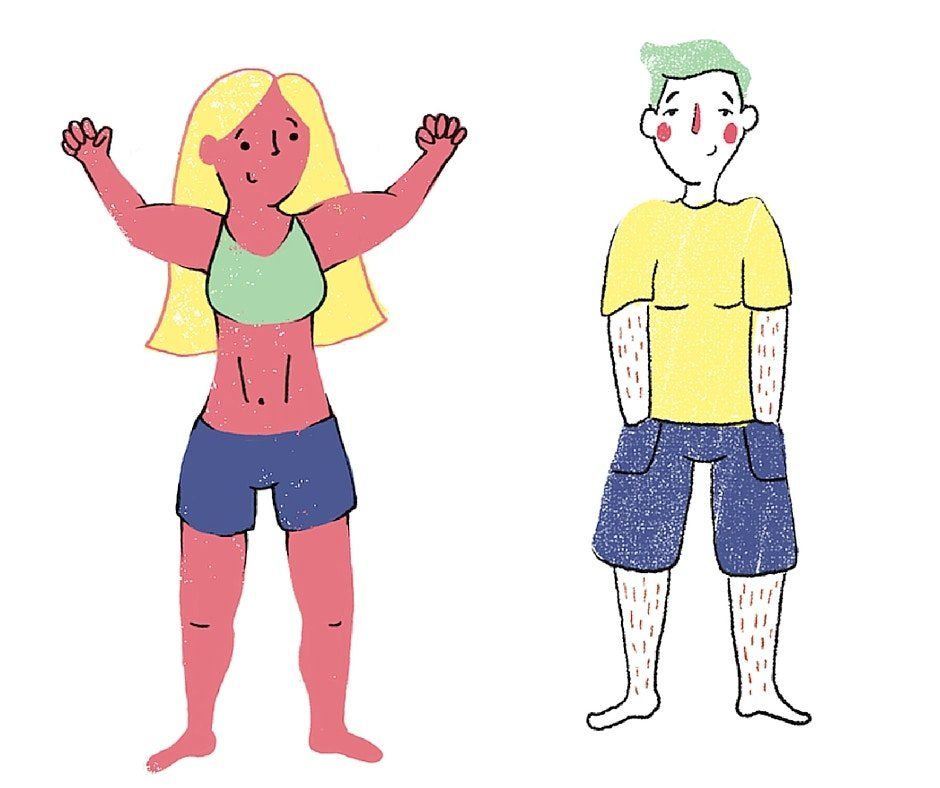 14 beach body cartoons that are just the right amount of real. - Upworthy
