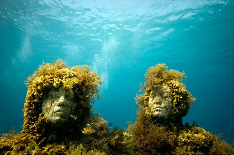Creepy? Yes. Beautiful, too. These underwater statues may help save our ...