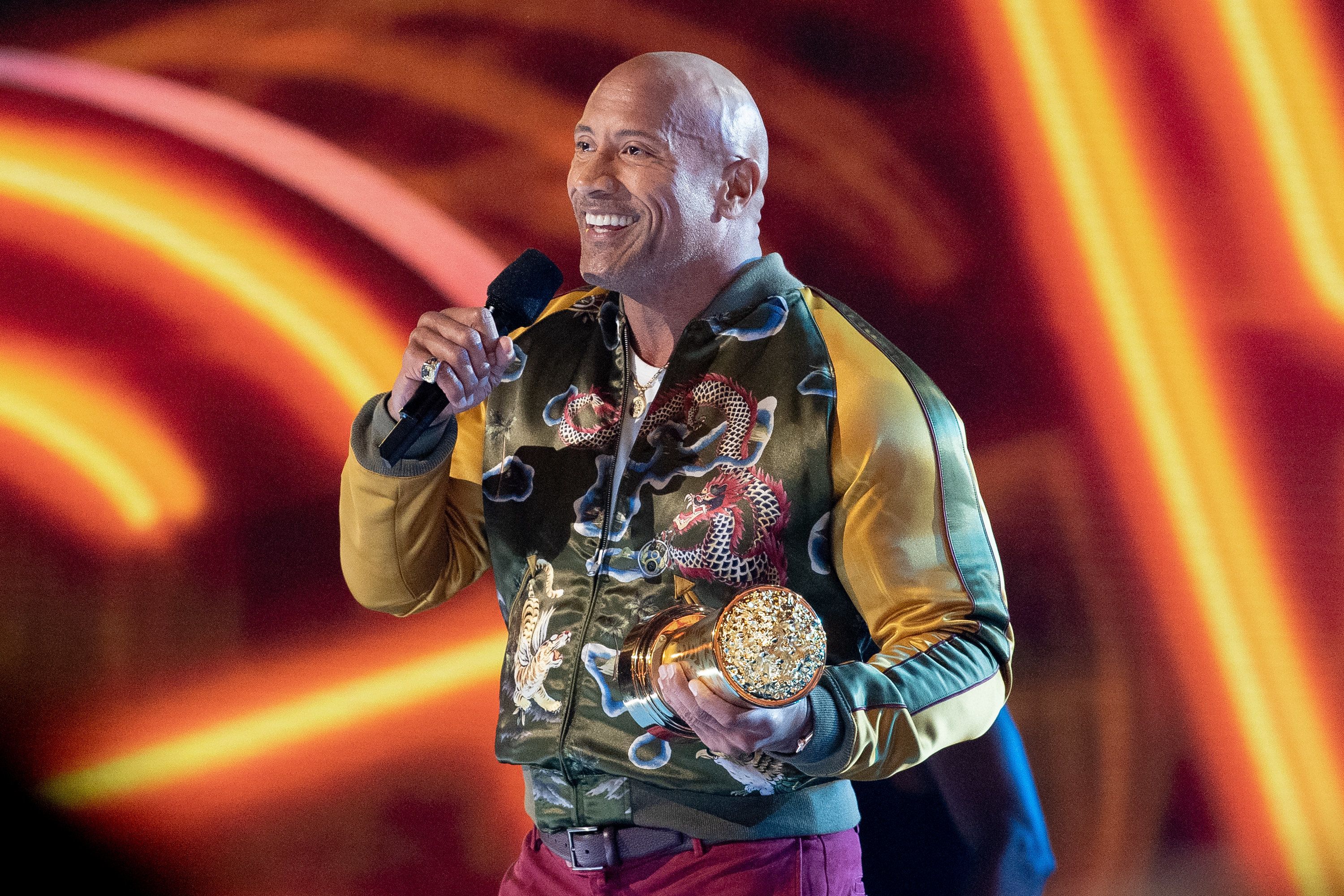 Watch Dwayne 'The Rock' Johnson Accept MTV Generation Award - PAPER ...