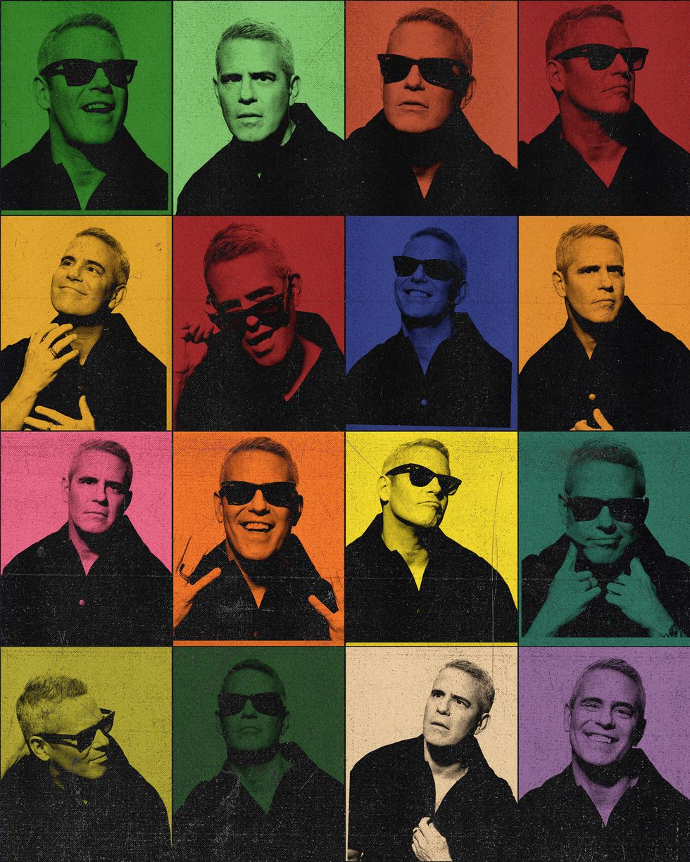 Andy Cohen as Andy Warhol - PAPER Magazine
