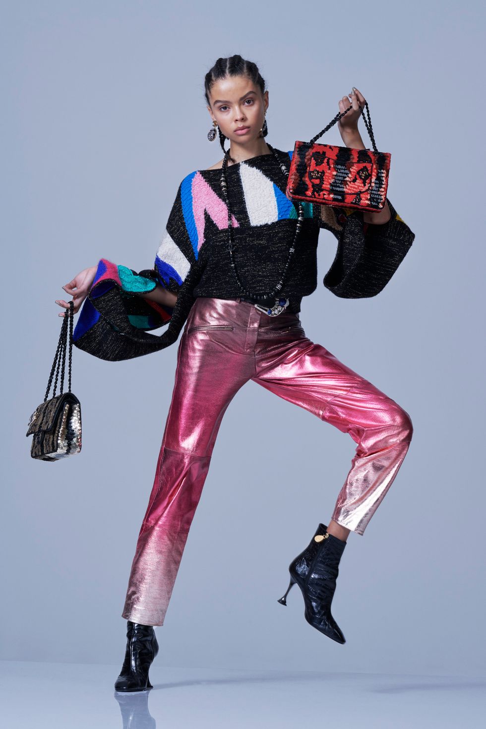 Faith Lynch, Anjani Russell, India Graham, Ke'andra Samone in Chanel ...