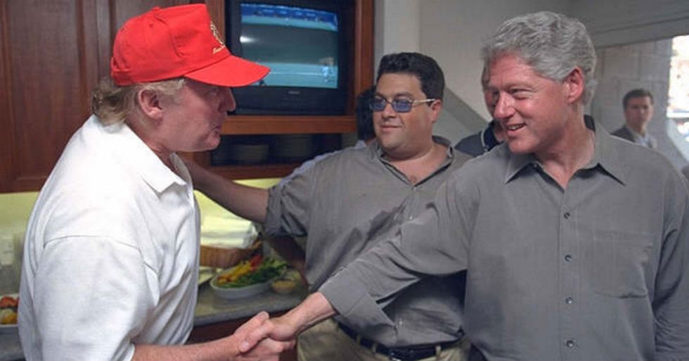 Eight Photos Show Bill Clinton And Donald Trump Looking Like Best Buds ...