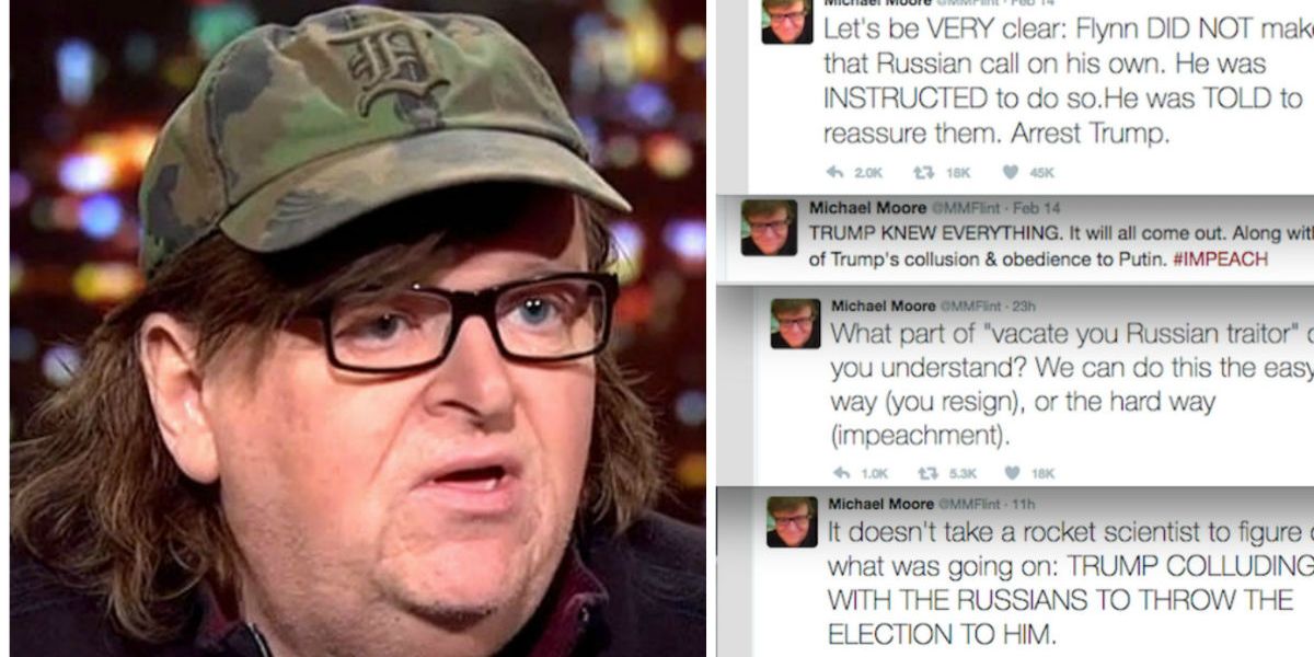 Michael Moore Calls For Trump’s Arrest - GOOD