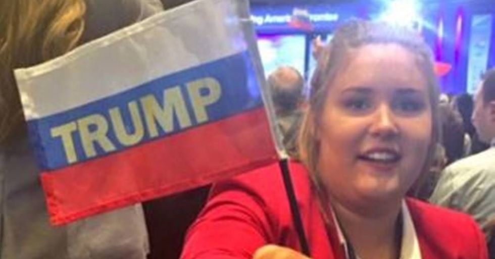 Pranksters Hand Out Russian ‘Trump’ Flags At Conservative Conference - GOOD