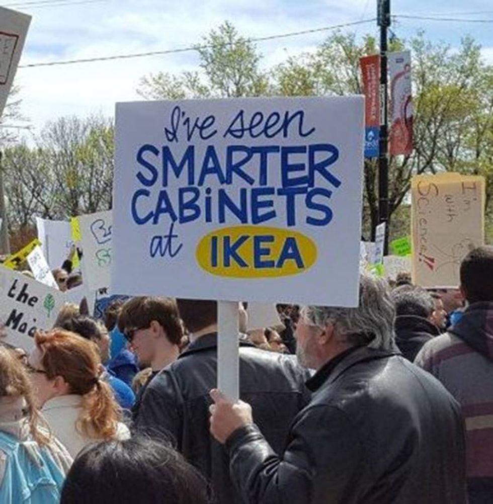 20 Of The Funniest Signs From The March For Science - GOOD