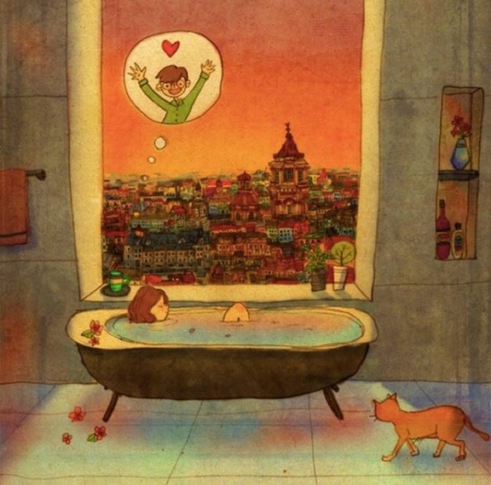 15 beautiful illustrations perfectly capture how it feels to be in love ...