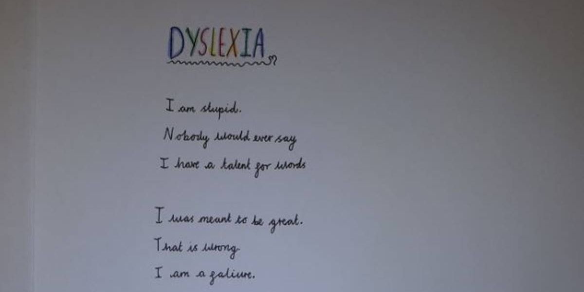 This poem by a ten-year-old with dyslexia is going viral because it ...