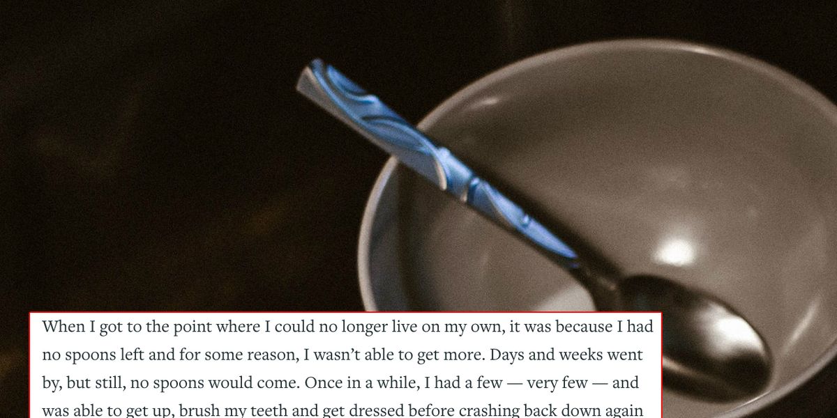 What the spoon theory means to me as someone with depression. - GOOD