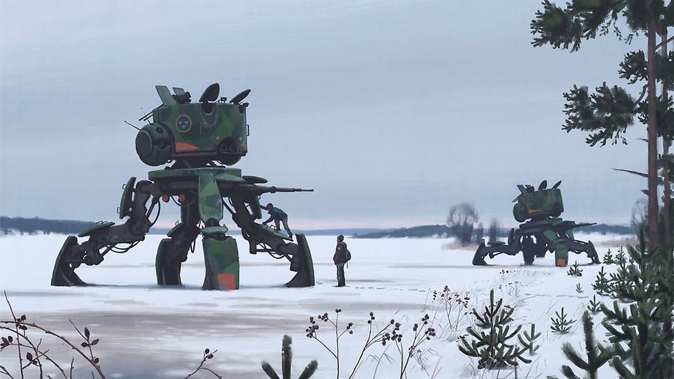 Swedish Countryside Transformed Into Robot-Run Dystopia - GOOD