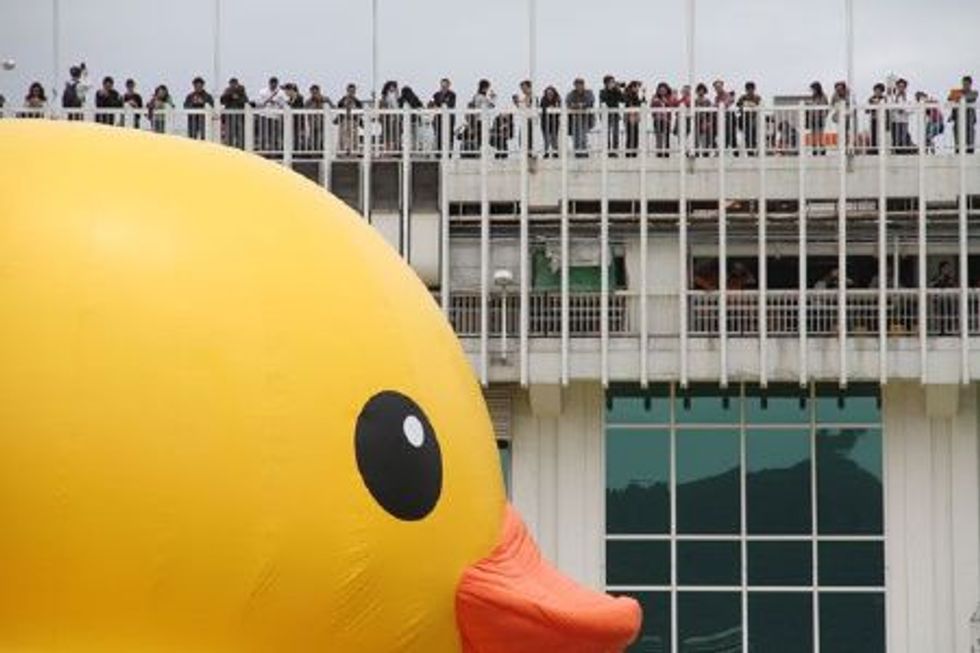 This Gigantic Rubber Duckie Comes in Peace - GOOD