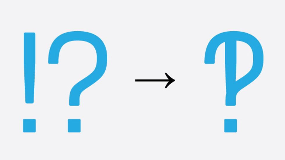 The Culture of the Interrobang - GOOD
