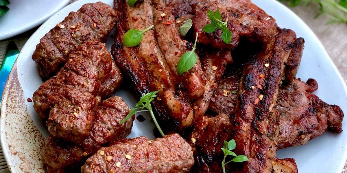 Homemade mici – romanian garlicky meat open sausages - My Recipe Magic