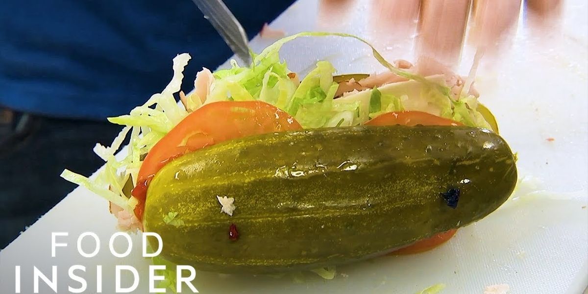 Sandwiches made with pickles instead of bread are having a moment - It ...