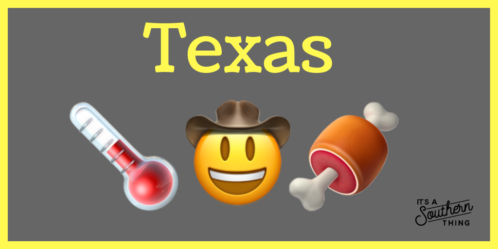 The emojis we'd use to describe each Southern state - It's a Southern Thing