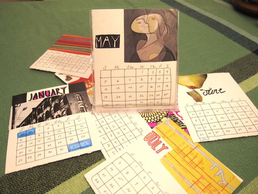 Make Your Own DIY Calendar From a Recycled CD Case - GOOD