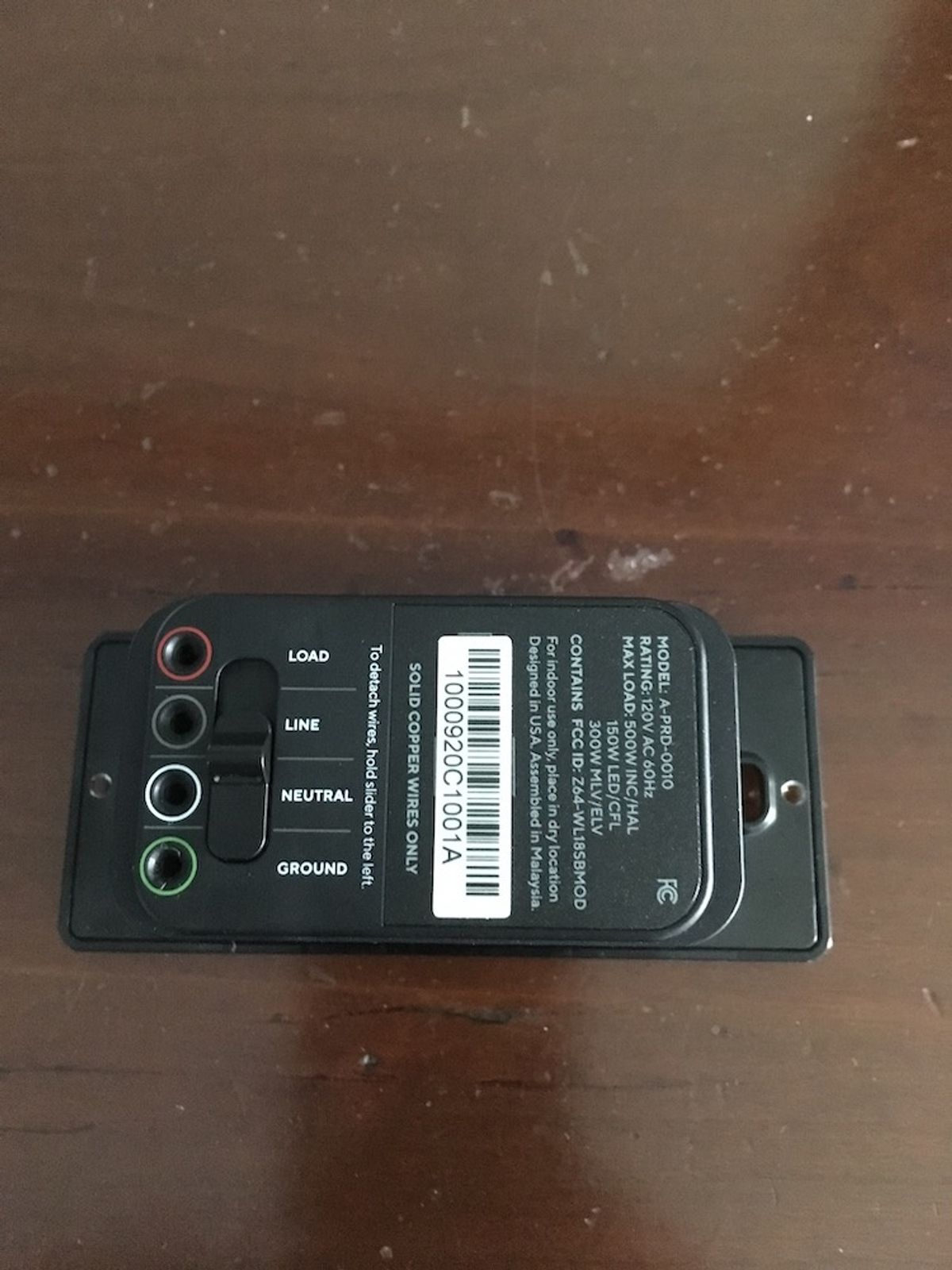 Back of orro switch, each slot is labeled to help you connect your ...