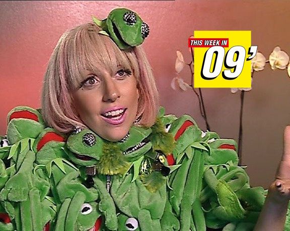 This Week in 2009: Lady Gaga Kermit Coat Interview - PAPER Magazine