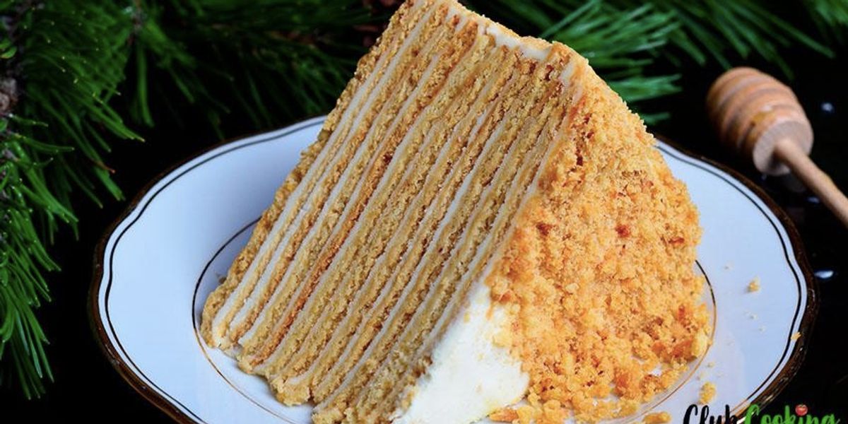 RUSSIAN HONEY CAKE 🍰 - My Recipe Magic