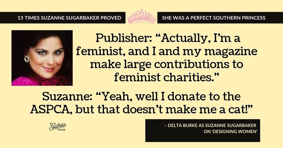 15 times Suzanne Sugarbaker proved she was a Southern princess - It's a ...