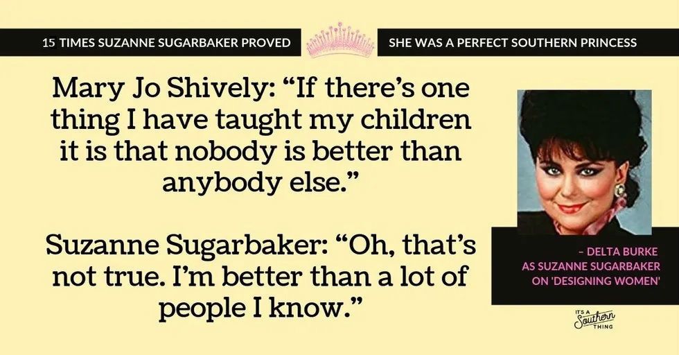 15 times Suzanne Sugarbaker proved she was a Southern princess - It's a ...